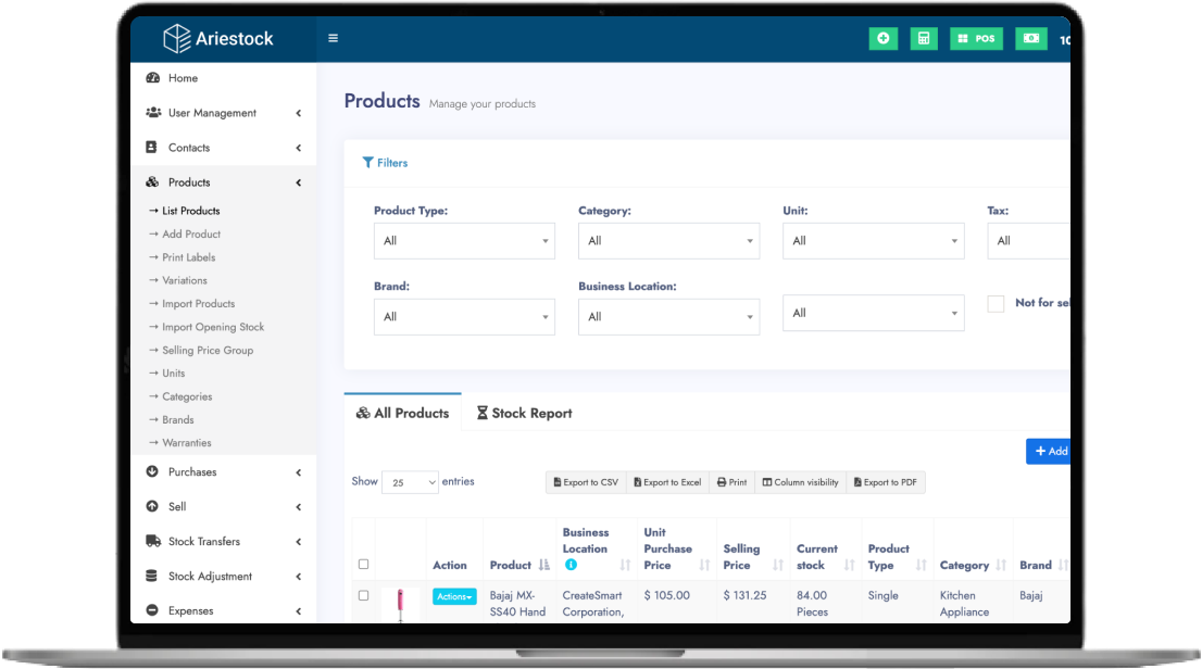 Inventory Management System - Mobile App & Web Development Services Company